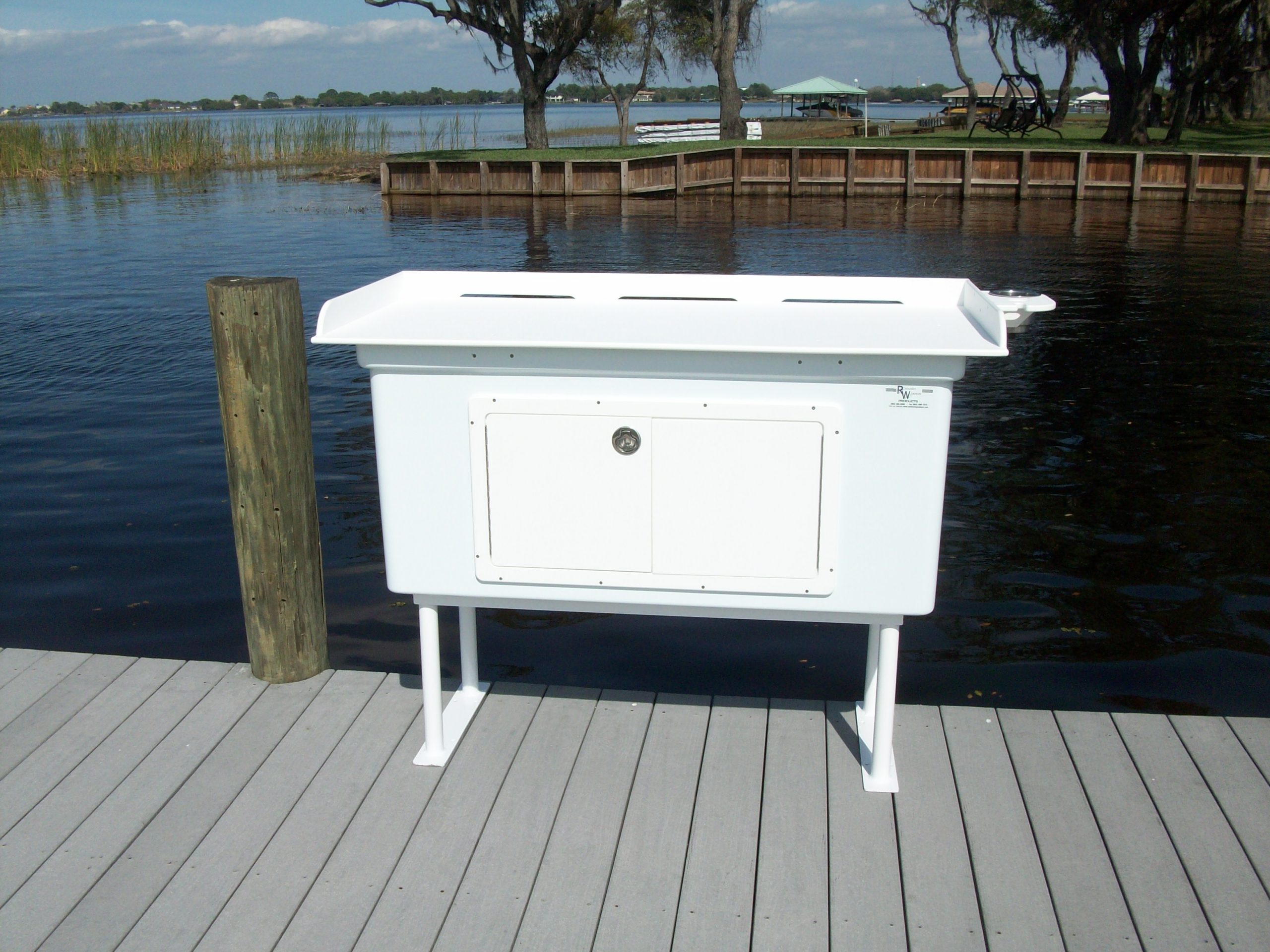 54″ Fiberglass Enclosed Cabinet Fillet Table – Florida Fillet